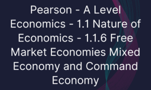 Pearson Edexcel A Level Economics - Enterprise Skills Ltd